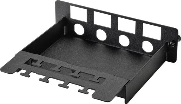 Renkforce 4 Port Patch-Panel 4 Port RJ45 Keystone + 4 Port BNC Koaxial ...