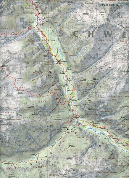 Wanderkarte Val Formazza / Val Bavona-Val Maggia 1:25.000 . Bücher ...