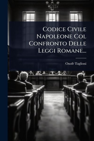 "Codice Civile Napoleone Col Confronto Delle Leggi Romane..." auf ...