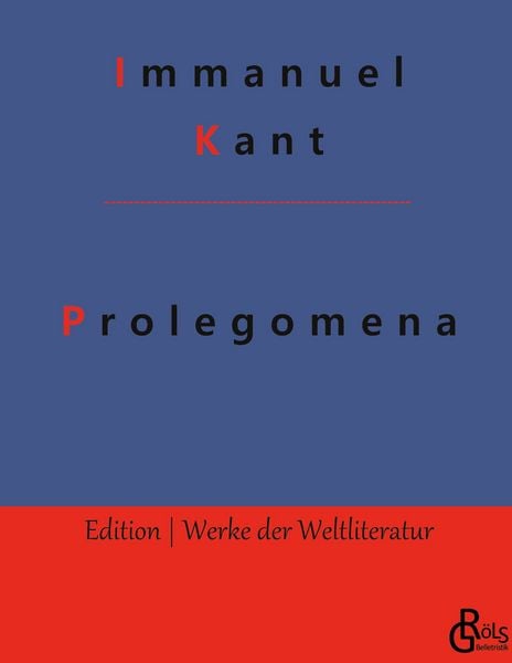 "Prolegomena" online kaufen