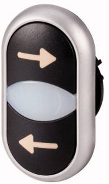 Eaton 105227 M22-DDL-S-X226/X26 Doppeldrucktaster Frontring Kunststoff ...