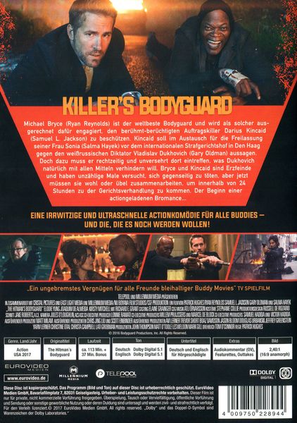 Killer's Bodyguard als DVD kaufen