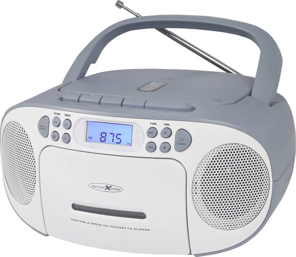 Reflexion RCR2260BL CD-Radio UKW AUX, CD, Kassette Blau-Weiß online ...