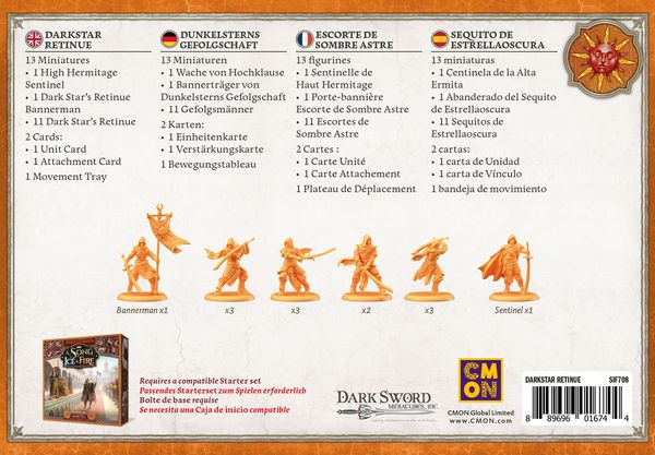 Song of Ice & Fire - Darkstar Retinue (Dunkelsterns Gefolgschaft) DE/EN ...