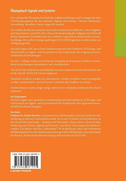 "Übungsbuch Signale und Systeme" online kaufen