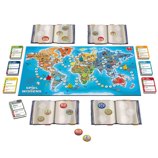 'Jumbo 19952 - Spiel des Wissens, Rund um die Welt, Quiz-Spiel' kaufen - Spielwaren