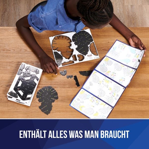 4D Build - Marvel Black Panther Büste - detailreicher 3D-Modellbausatz ...