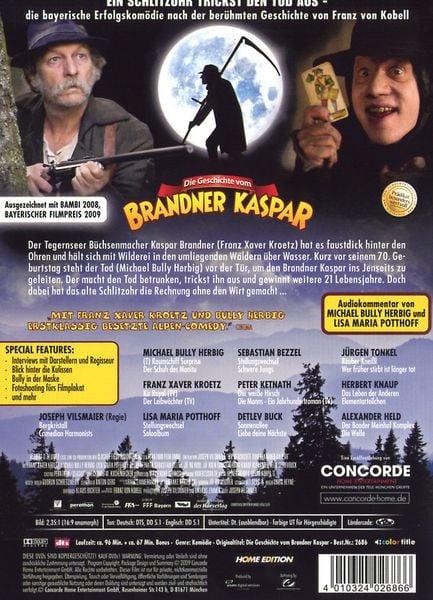 'Die Geschichte vom Brandner Kaspar [2 DVDs]' von 'Joseph Vilsmaier ...