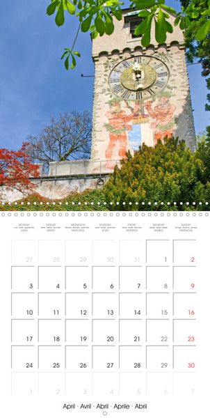 'LUCERNE Historic Switzerland (Wall Calendar 2023 300 × 300 mm Square ...