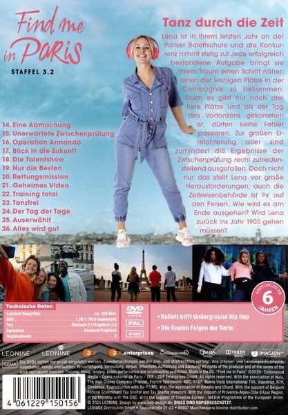 Find me in Paris - Staffel 3.2 [2 DVDs] von Matt Bloom, R.T. Thorne, Rob Burke, Ronan Burke ...