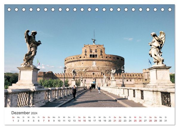 'Rom - In der Stadt der sieben Hügel. (Tischkalender 2024 DIN A5 quer ...
