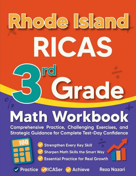 "Rhode Island RICAS 3rd Grade Math Workbook" auf Englisch kaufen