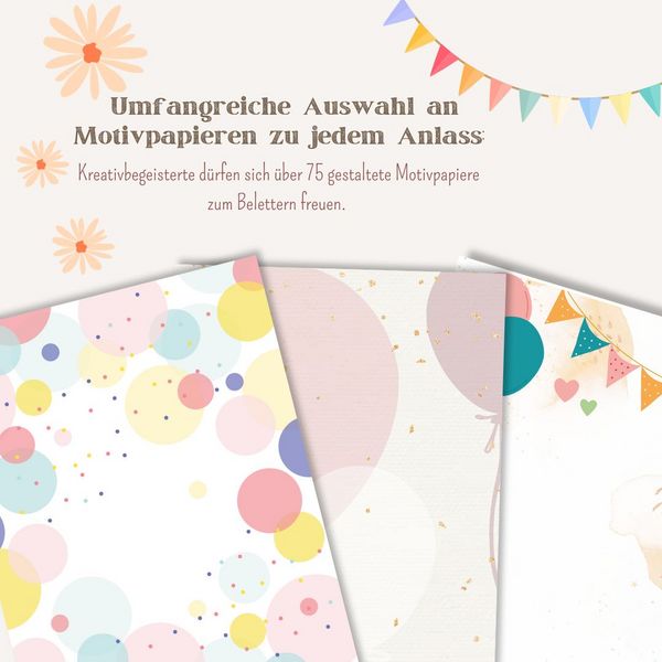 Design Paper A5: Alles Gute zu allem. Mit Handlettering-Grundkurs von ...