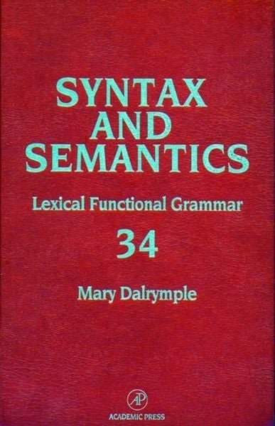 "Lexical Functional Grammar" auf Englisch kaufen