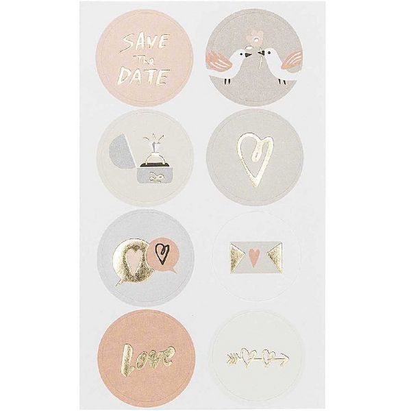 Sticker, Hochzeit, Rund - Sticker - 4051271396534 | Thalia