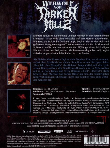 Der Werwolf von Tarker Mills - Mediabook (4K Ultra HD) (+ Blu-ray) von ...