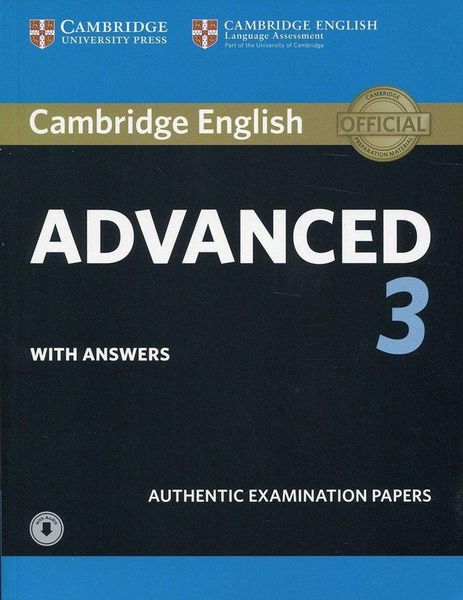 Cambridge English Advanced 3 Student's Book with Answers with Audio ...