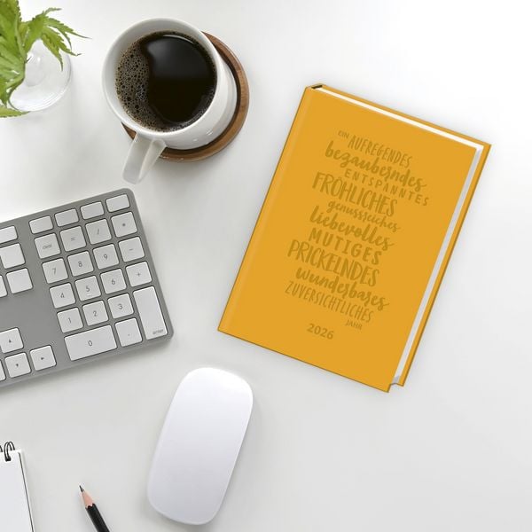 "Kalenderbuch A6 gelb 2026" kaufen