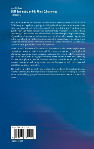 "BRST Symmetry and de Rham Cohomology" auf Englisch kaufen