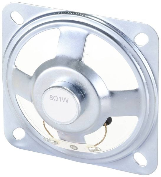 TRU COMPONENTS Kleinlautsprecher 7.7 cm 1 W 8 Ω 91 dB Kunststoff-Membran, Transparente Membran ...