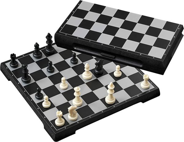 'Philos 2737 - Schachset, Schach-Kassette, Kunststoff, klappbar, Feld ...