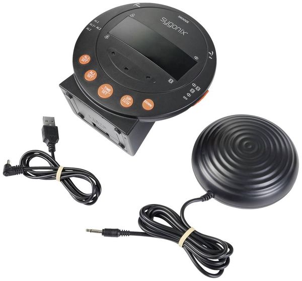 Sygonix SY-5266562 Elektronik Wecker Schwarz Fluoreszierend Zahlen 2 ...