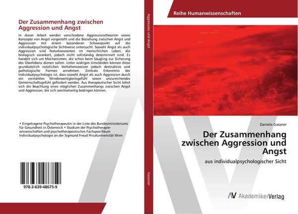 "Der Zusammenhang zwischen Aggression und Angst" online kaufen