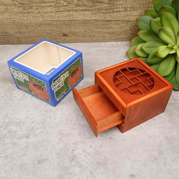 Philos 5533 - Secret Box Forest, Trickspiel mit Geheimfach, Knobelspiel ...