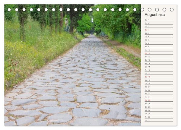 'Rom - Die Ewige Stadt (Tischkalender 2024 DIN A5 quer), CALVENDO ...