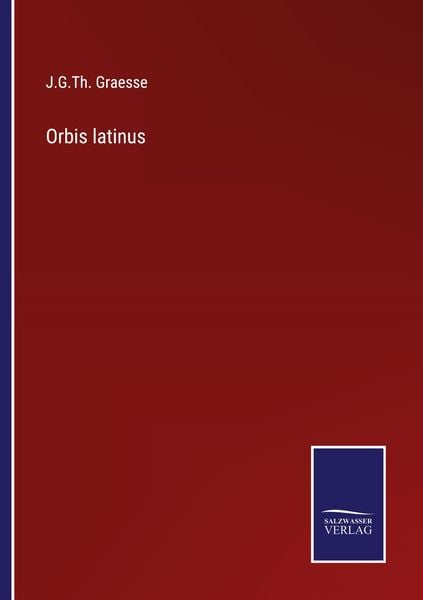 "Orbis latinus" online kaufen