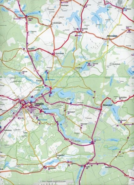 'Radkarte Uckermark 1 : 75.000 (RK-BRA02)' von '' - Buch - '978-3-85000 ...