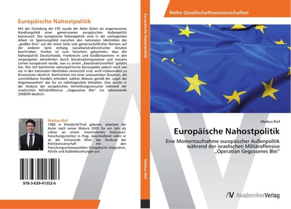 'Europäische Nahostpolitik' von 'Markus Rief' - Buch - '978-3-639-41352-6'