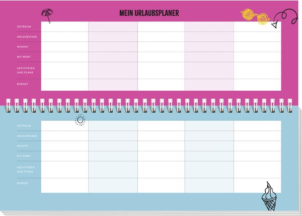 "Tischkalender 2026 quer: Das mach ich morgen. Zack, wieder eine Woche ...