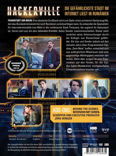 Hackerville - Staffel 1 [2 DVDs] - deutsche Synchronfassung von Igor Cobileanski - DVD | Thalia