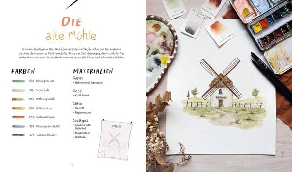 "Watercolor – Countryside" online kaufen