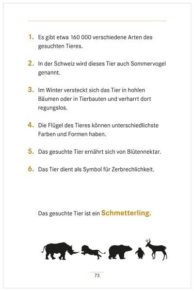 "Umschreibungen Tiere. Gedächtnistraining und Rate-Spiel für Senioren ...