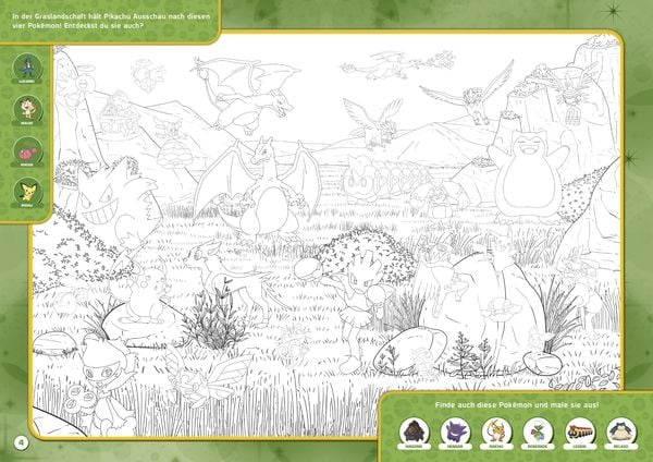 "Pokémon: Mein großes Wimmel-Malbuch - Pikachu und seine Freunde" online kaufen