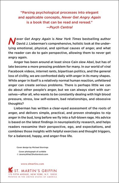"Never Get Angry Again" auf Englisch kaufen