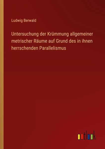 'Untersuchung der Krümmung allgemeiner metrischer Räume auf Grund des ...