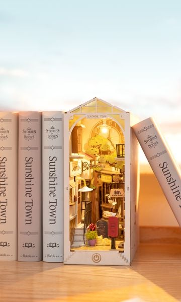 Book Nook Modellbausatz „Sunshine Town“ online kaufen | Thalia