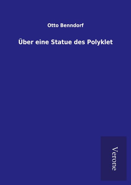 "Über eine Statue des Polyklet" online kaufen