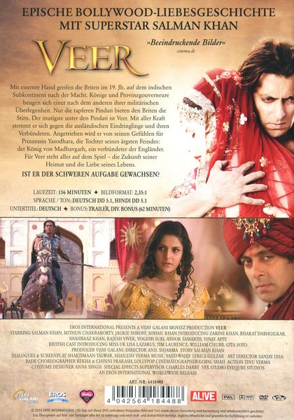 Die Liebe eines Kriegers - Veer (Deutsche Fassung inkl. Bonus DVD) [2 ...