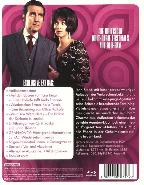 'Mit Schirm, Charme und Melone - Edition 3' von '' - 'Blu-ray'