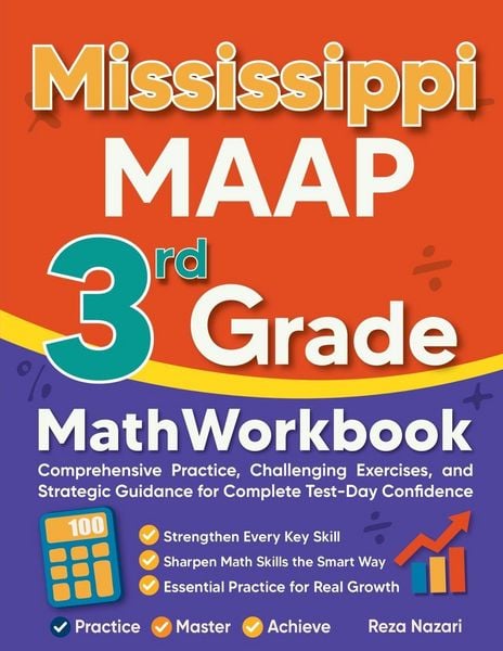 "Mississippi MAAP 3rd Grade Math Workbook" auf Englisch kaufen