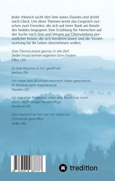 "Die Bank am Rande des Waldes" online kaufen