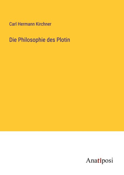 "Die Philosophie des Plotin" online kaufen