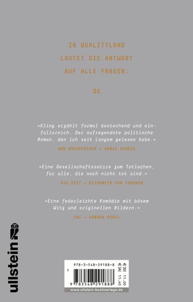 QualityLand (QualityLand 1) von Marc-Uwe Kling - Buch | Thalia