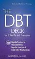 The Dbt Deck for Clients and Therapists von Lane Pederson - Box - 978-1 ...