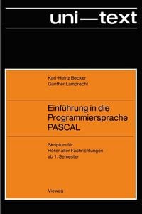 "Einführung in die Programmiersprache PASCAL" online kaufen