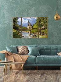 'Schipper 609260839 - Malen nach Zahlen, St. Sebastian in der Ramsau, Triptychon' kaufen ...